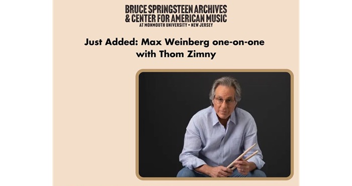 Max Weinberg discusses 'mind-blowing' Springsteen clips at Monmouth ...